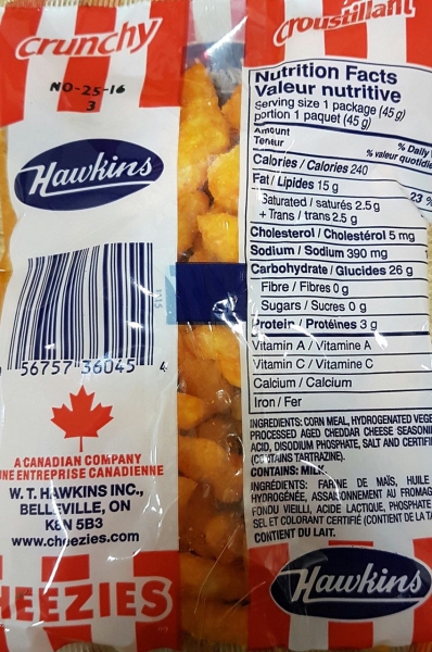 Hawkins Cheezies